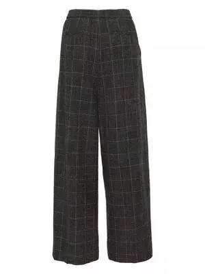 JUUN.J Checked Straight Trousers
