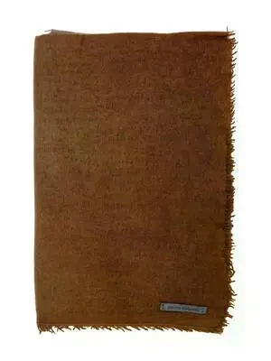Denis Colomb Frayed-edge Scarf - Brown