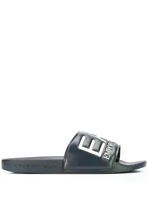 Ea7 Open Toe Slides Slipper