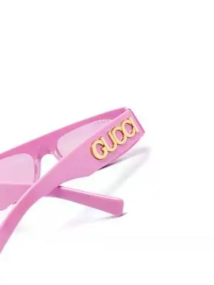 Gucci Geometric-frame Sunglasses