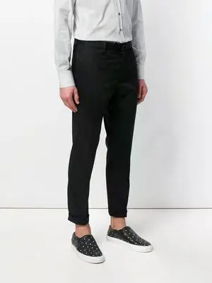 Dolce & Gabbana Logo-tag Chino Trousers
