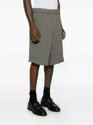 Giorgio Armani Interlock-monogram Bermuda Shorts