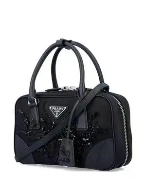 Prada Embroidered Detailing Mini Bag