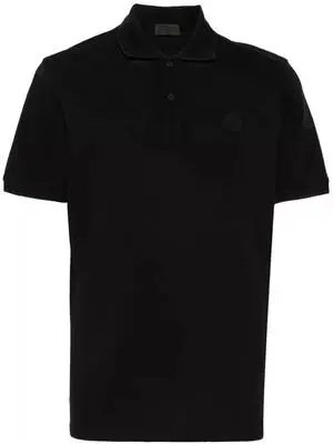 Moncler Rubberised-logo Polo Shirt
