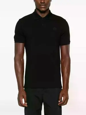 Moncler Rubberised-logo Polo Shirt