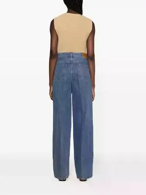 TOTEME High-rise Wide-leg Jeans