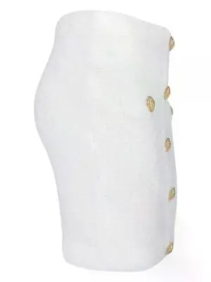 Balmain Bouclé Mini Skirt