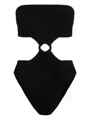 Hunza G Jerry Strapless Swimsuit - Black
