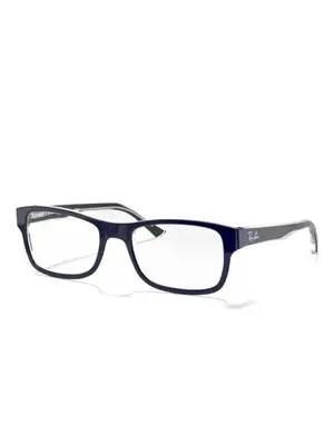 Ray-ban Rectangle-frame Glasses - Blue