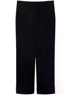 TWINSET Embroidered Straight-leg Trousers - Blue