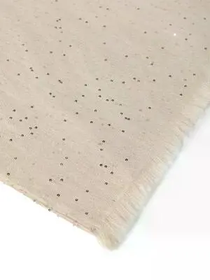 Brunello Cucinelli Sequin-embellished Scarf