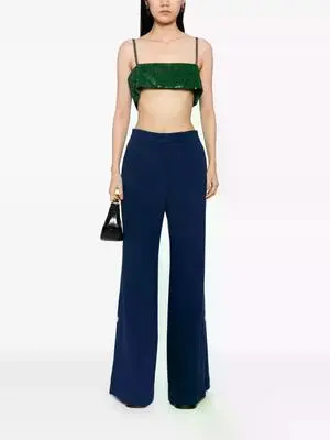 Elie Saab Flared Pants With Side Slit