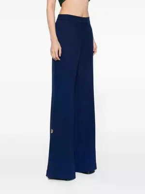 Elie Saab Flared Pants With Side Slit