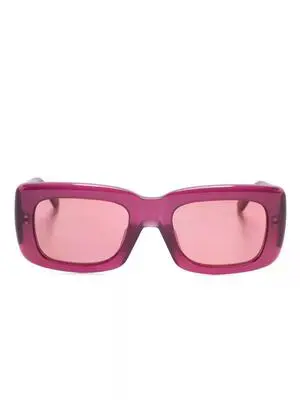 Attico X Linda Farrow Marfa Sunglasses - Red
