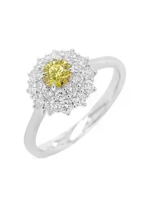 HYT JEWELRY Diamond Ring - Silver