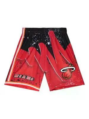 Mitchell & Ness Nba Miami Heat 1996 Hyper Hoops Swingman Shorts - Red