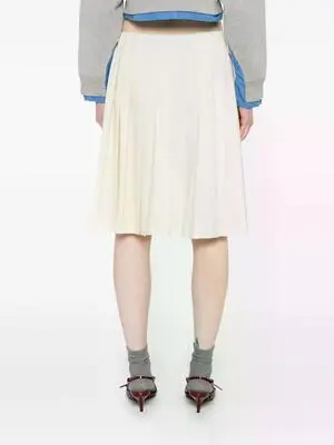 Miu Miu Pleated Mini Skirt