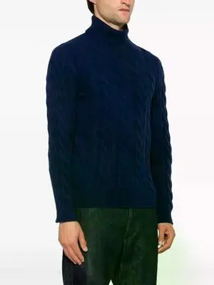 Fedeli Olimpo Cable-knit Turtleneck Sweater
