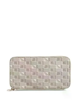 Moreau Monogram-print Leather Wallet - Neutrals