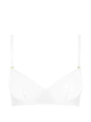 MAISON CLOSE Corps À Corps Balconette Bra - White
