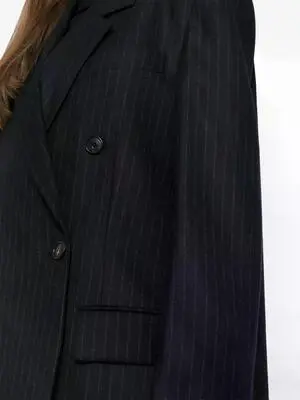 SYSTEM Striped Double-breasted Blazer