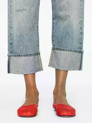 R13 Cuffed X-boyfriend Jeans - Blue