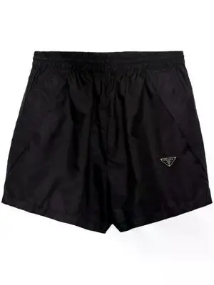 Prada Triangle-logo Shorts