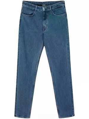 Givenchy Logo-plaque Slim-fit Jeans