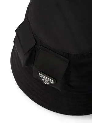 Prada Triangle-logo Bucket Hat