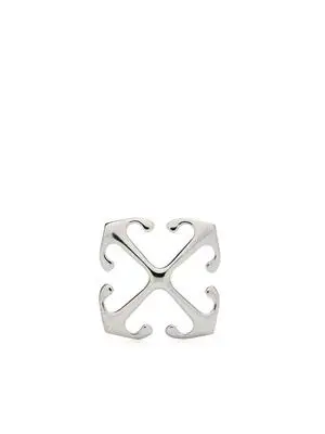 Off-White Arrow Mono Earring - Silver