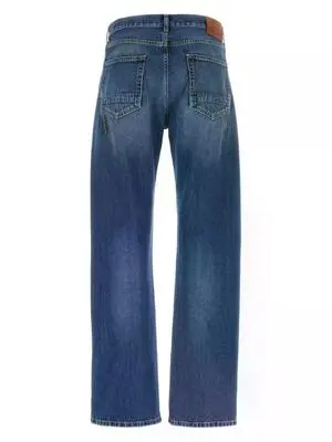 Alexander McQueen Dart Detail Straight Leg Jeans