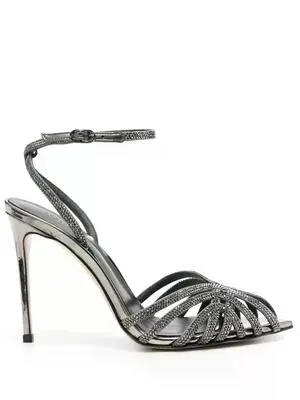 LE SILLA 110mm Embrace Sandals - Grey