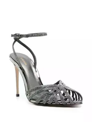 LE SILLA 110mm Embrace Sandals - Grey