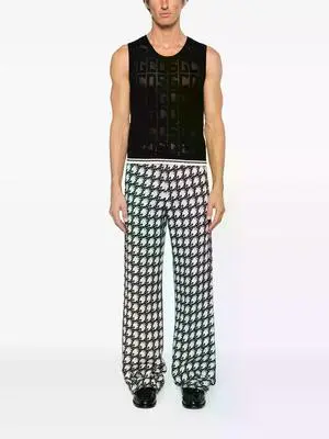 Gcds Monogram-pattern Sleeveless Jumper