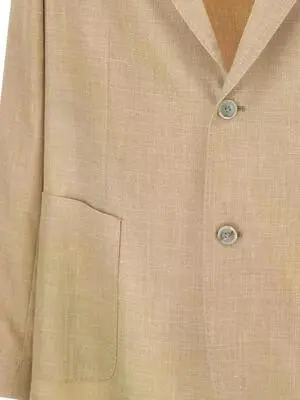 BARBA NAPOLI Single-breasted Blazer - Neutrals