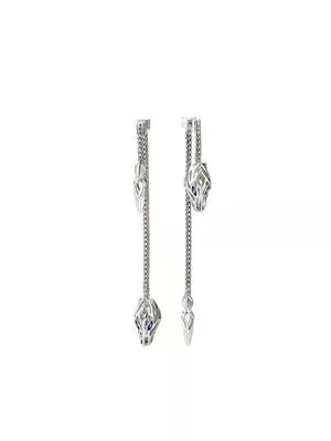 John Hardy Naga Sterling Drop Earrings - Silver