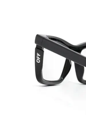 Off-White Optical Style 50 Butterfly-frame Glasses - Black