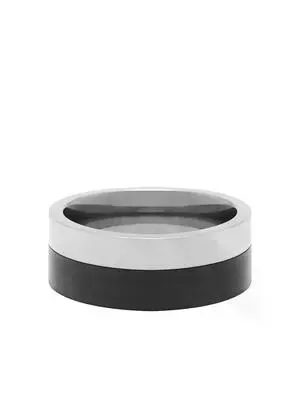 NIALAYA JEWELRY Two-tone Band Ring - Silver