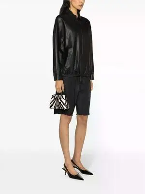 LISKA Zip-up Leather Jacket