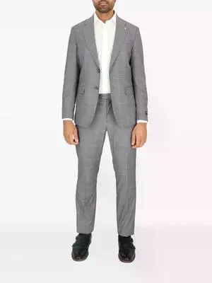 Scotch & Soda Checked Suit - Grey