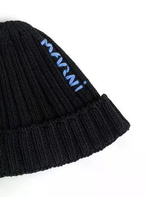 Marni Logo Beanie Hat