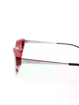 Alexander McQueen Cat Eye Sunglasses - Red