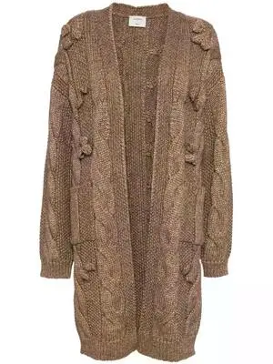 ONEFIFTEEN Cable Knit Cardigan Coat