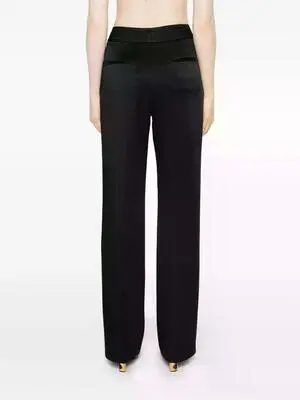 Peserico Straight-leg Satin Trousers