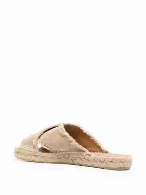 CastaÑer Palmera Frayed Raffia Sole Sandals - Neutrals