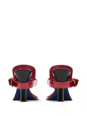 Burberry Bay Leather Sandals