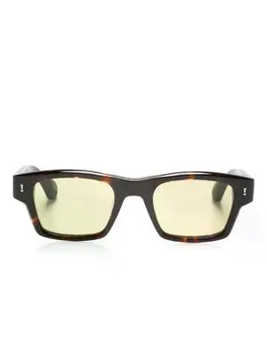 PETER AND MAY Amy Rectangle-frame Sunglasses - Brown