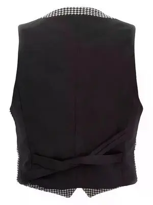 Alexandre Vauthier Houndstooth Waistcoat