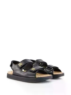 Givenchy 4g Leather Sandals - Black