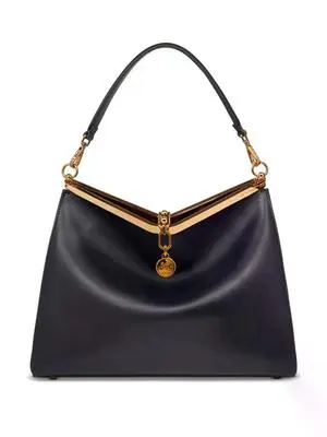 Etro Vela Leather Shoulder Bag - Blue